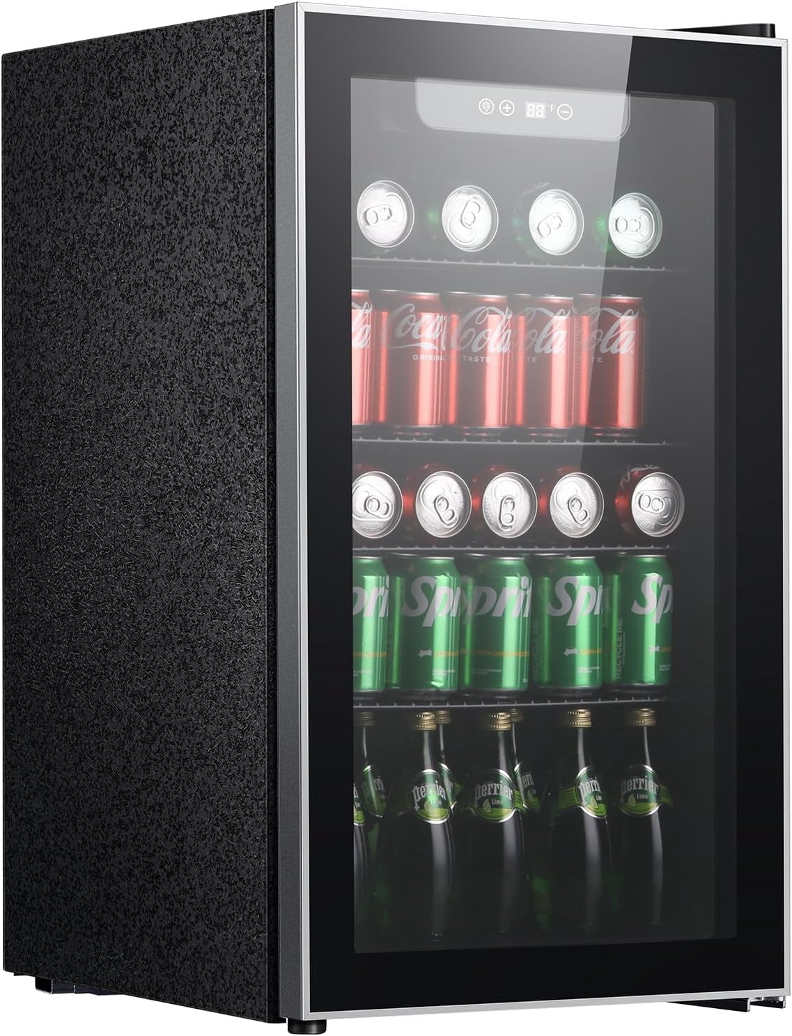 Fornido 113 Cans 26 Bottles Beverage Fridge, 3.2 cu.ft Beverage and ...