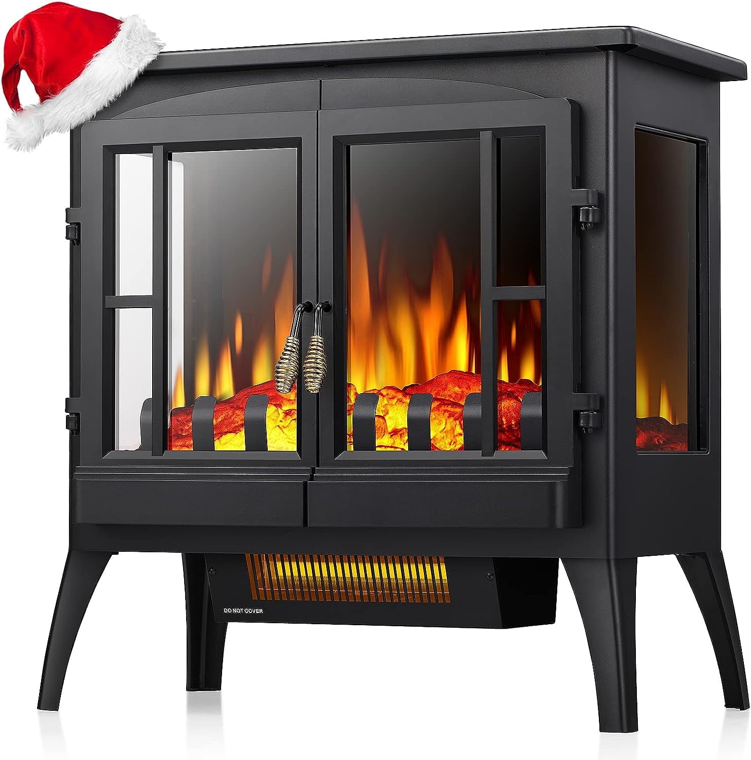 Fornido 3D Infrared Electric Fireplace Stove, Freestanding Fireplace ...