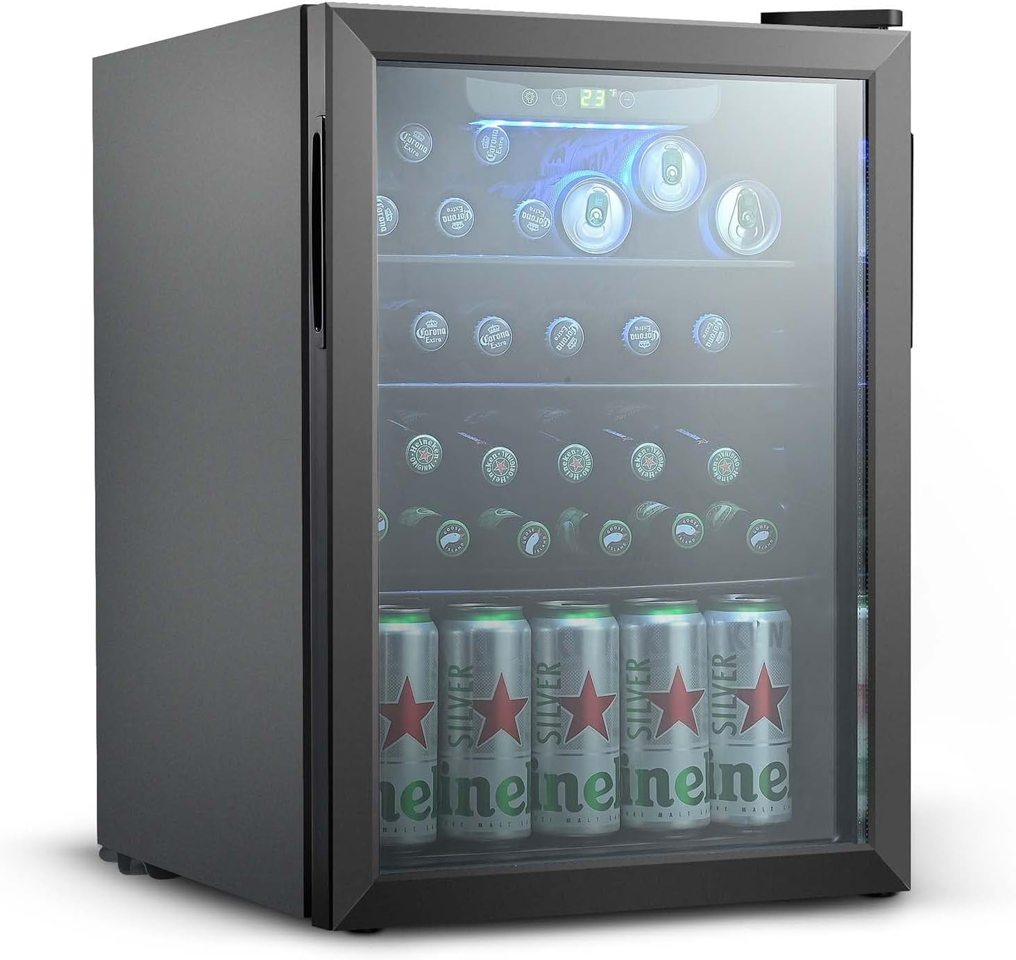 Fornido Wine Fridge - Wine Beverage Refrigerator & Cooler with 2.6 cu ...