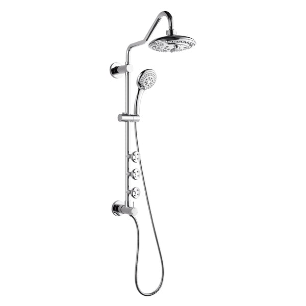 Forno Acqua AcquaSPA Retrofit Shower, Overhead Rainfall, 8 Inch Shower ...