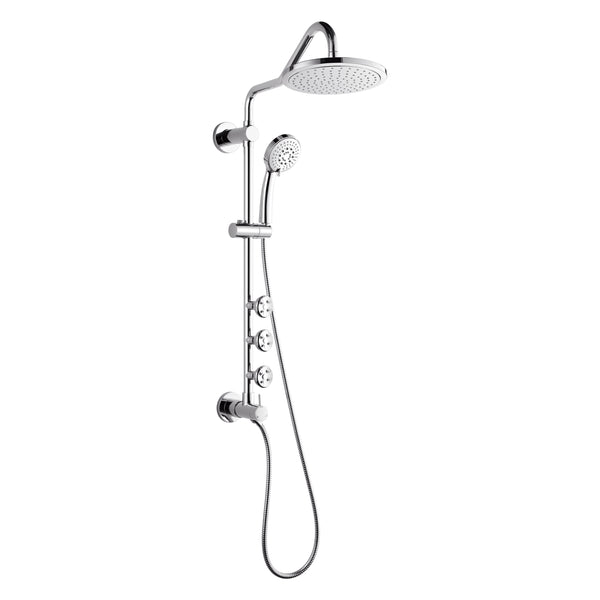 Forno Acqua AcquaSPA Retrofit Shower, Overhead Rainfall Shower ...