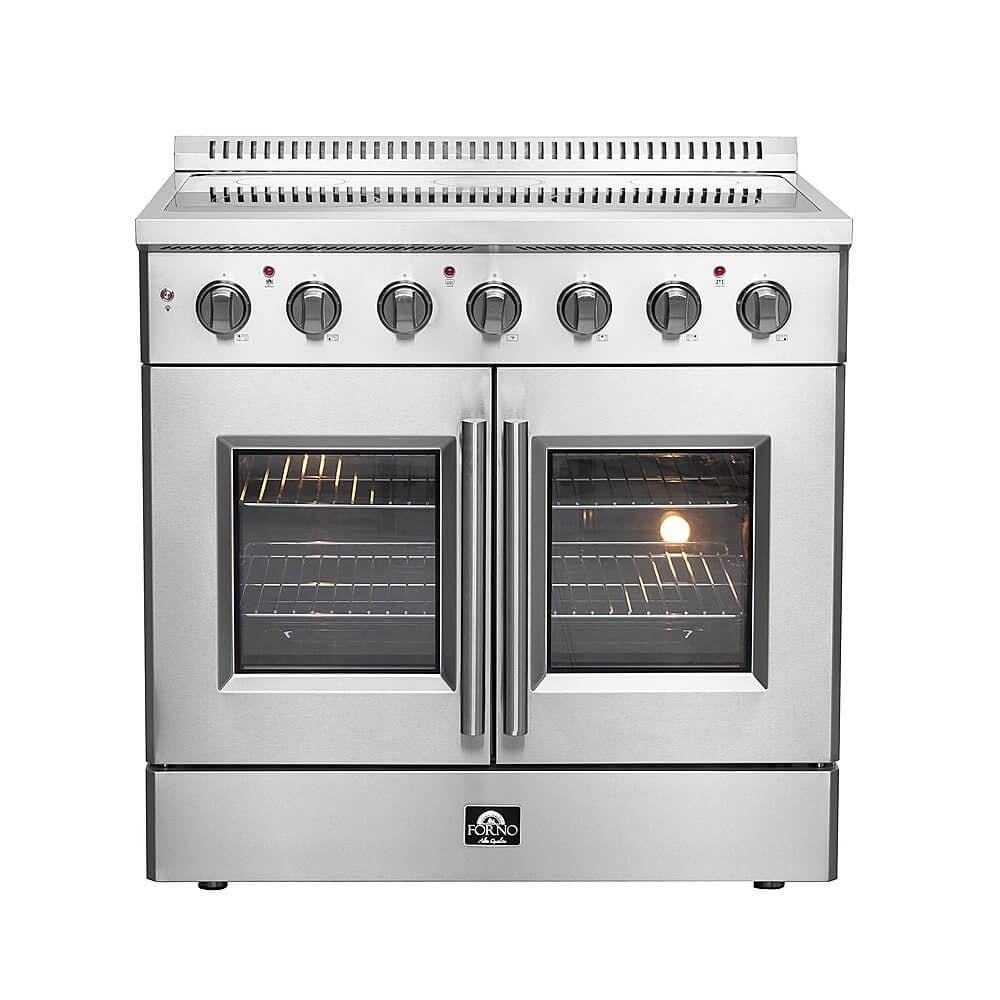 Forno Galiano 36-Inch Freestanding French Door Electric Range, True ...