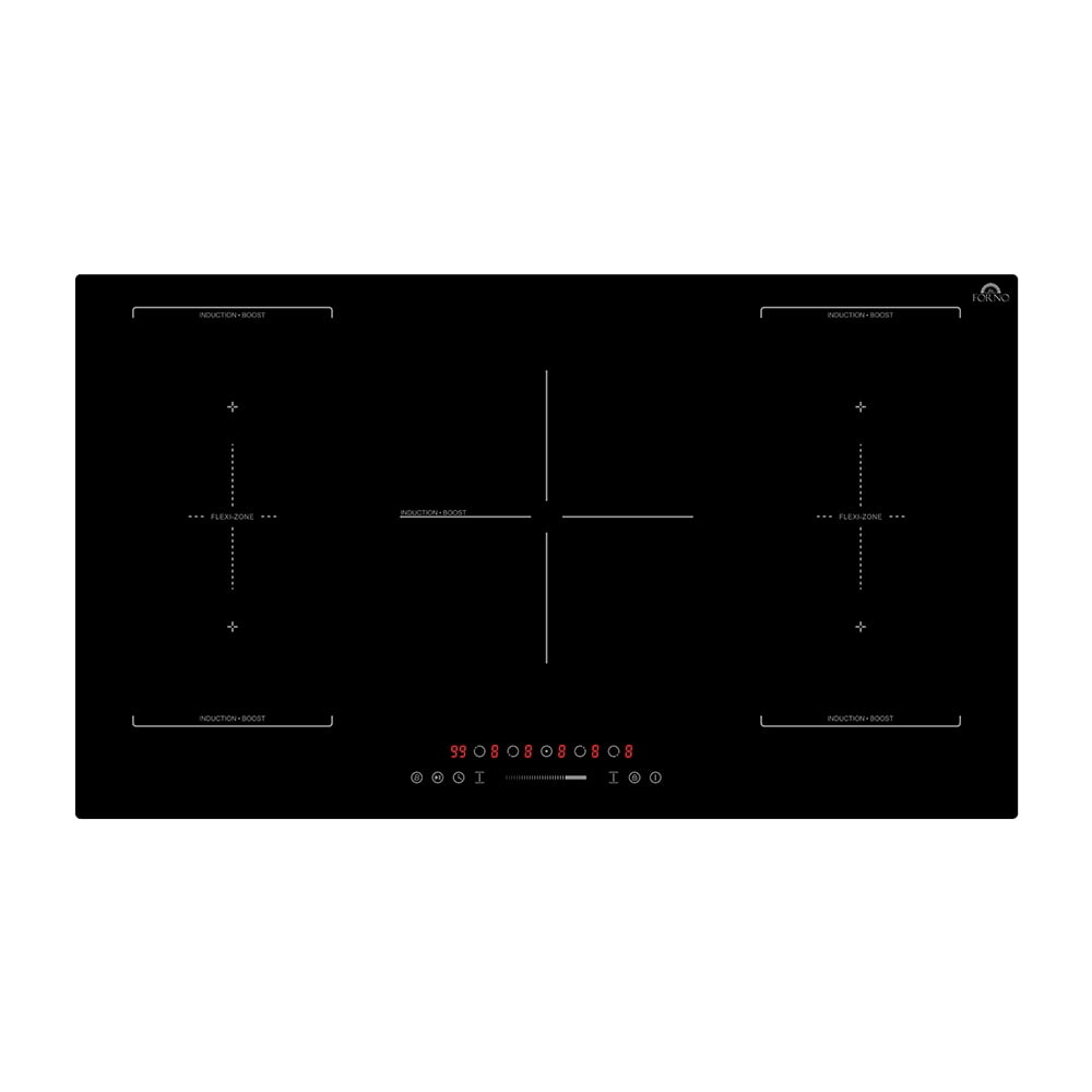 Forno Ornonzo 36-Inch Induction Cooktop, 5 Zones, 2 Flex-Zones, 10,200W ...
