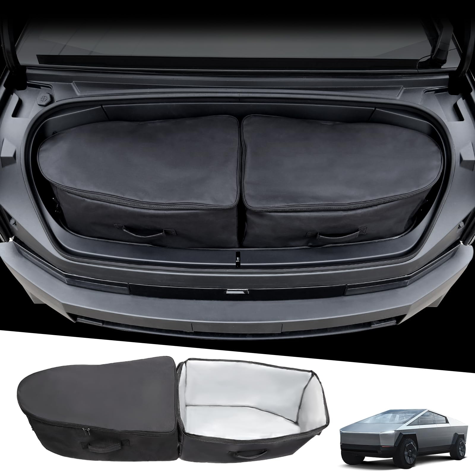 Foronetry Front Frunk Oxford Insulation Cooler Storage Bag for Tesla ...