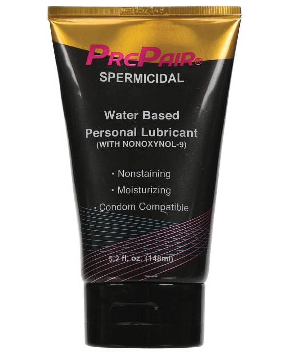 Forplay Spermicidal Lube, Water-Based Lubricant with Nonoxynol-9, 5.2 ...