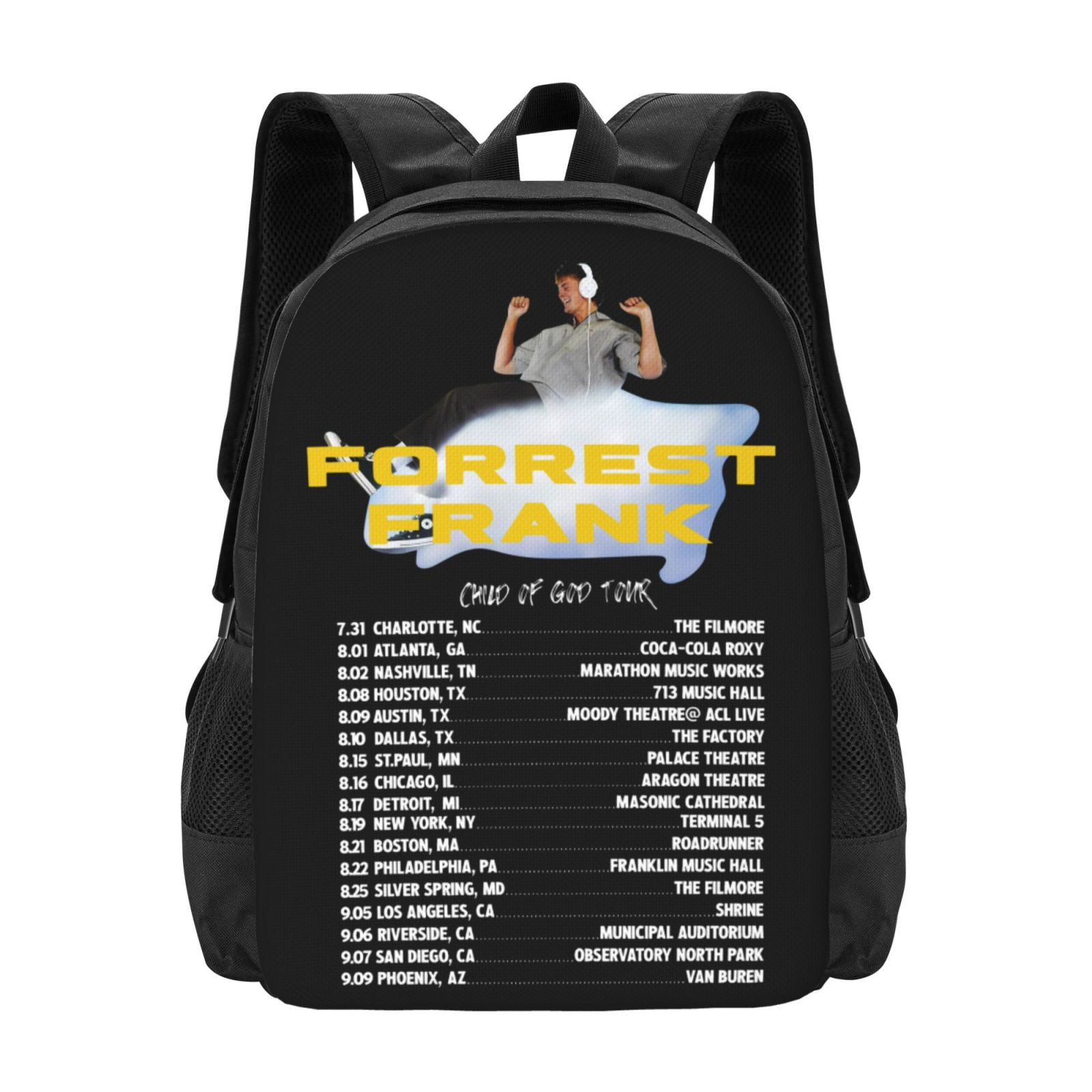Forrest Frank Men Women Backpack 3d Printed Backpack Fan Gift Laptop ...