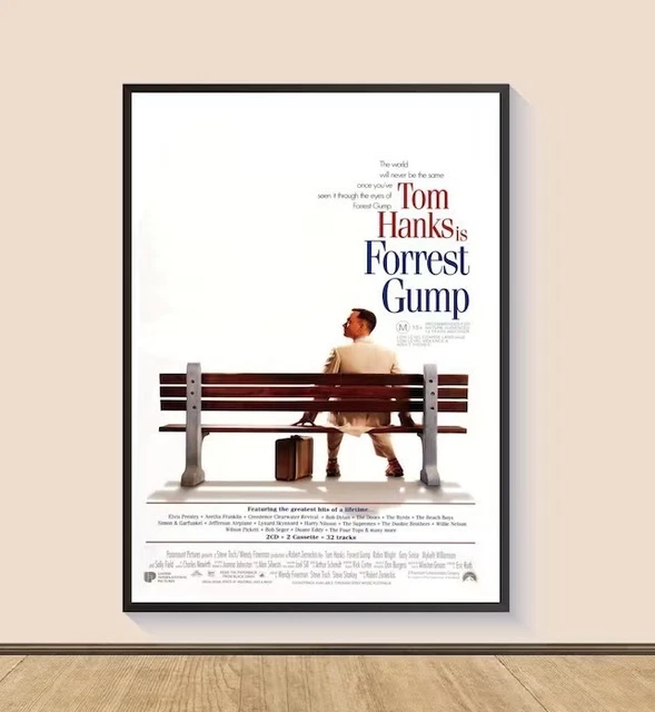 Forrest Gump (1994) Movie Poster NO FRAMED POSTER Home Decor, Vintage ...