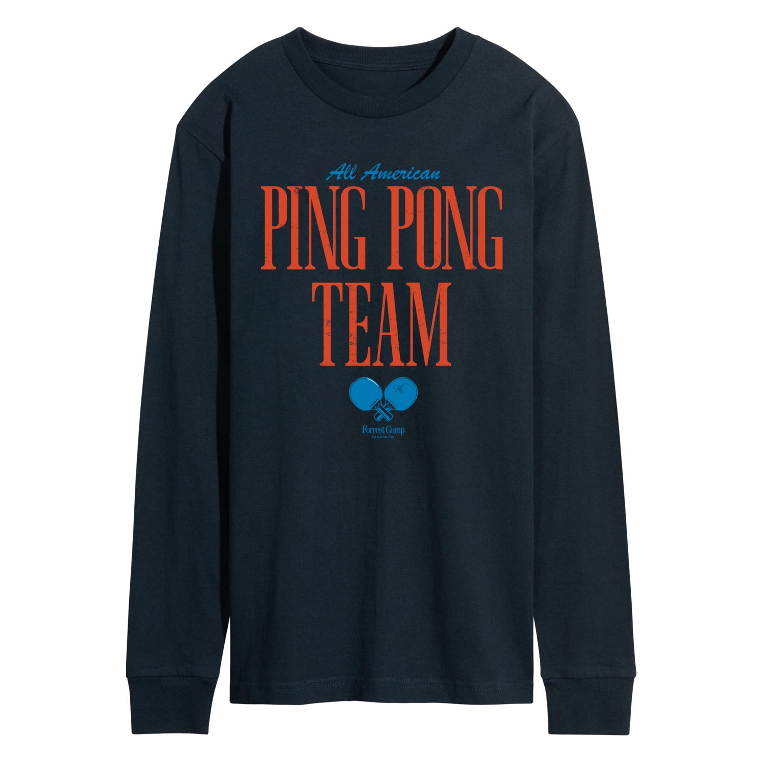 Forrest Gump - All American Ping Pong Team - Men's Long Sleeve Graphic ...