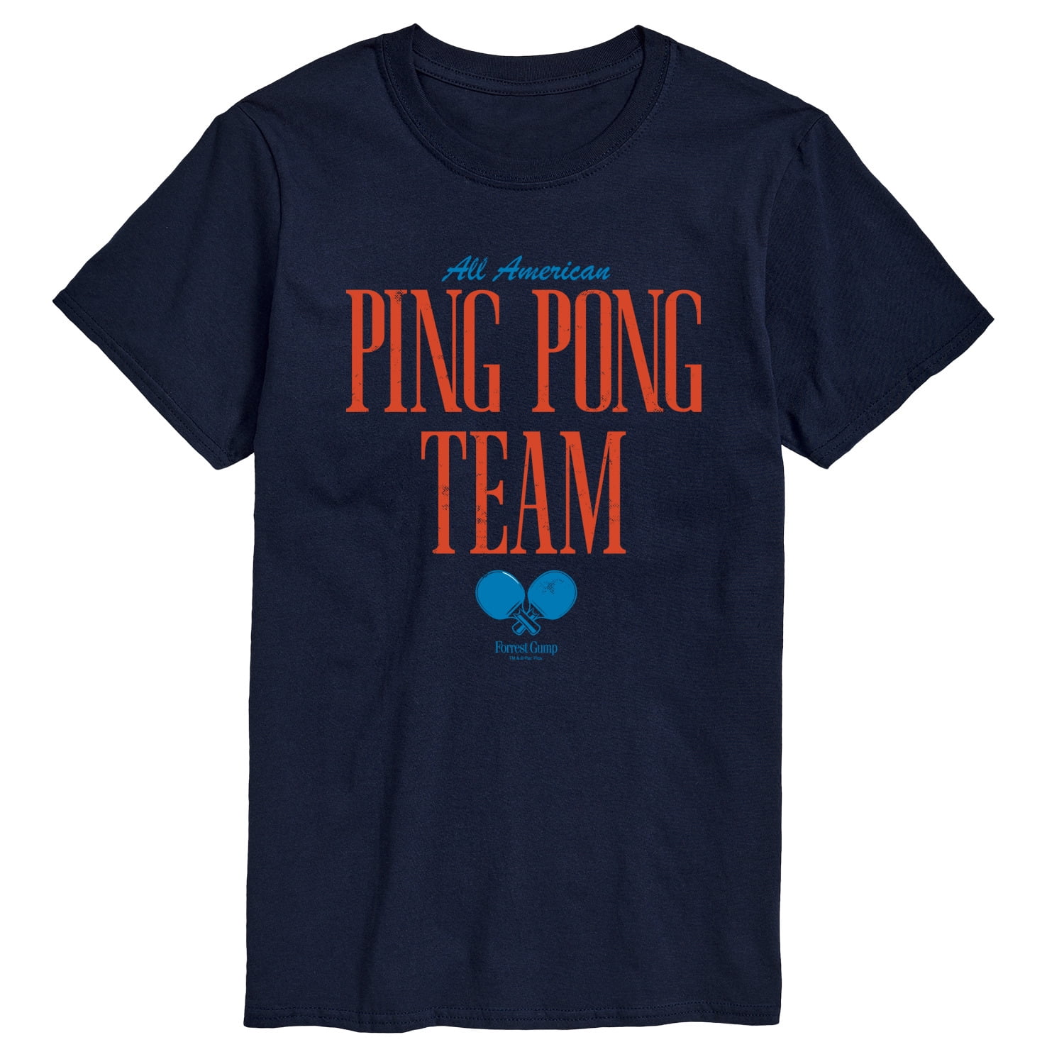 Forrest Gump - All American Ping Pong Team - Men's Short Sleeve Graphic T-Shirt - Walmart.com