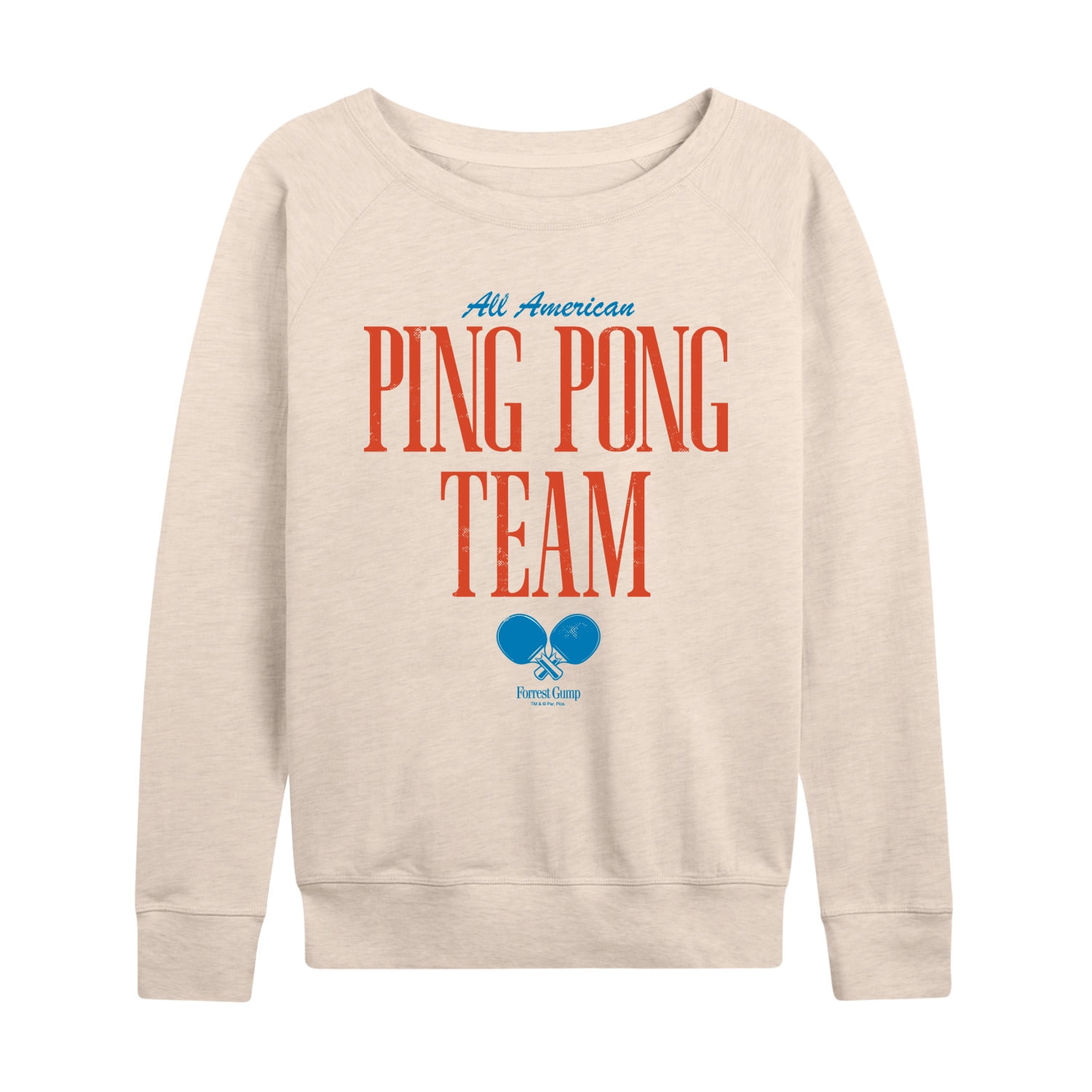 Forrest Gump - All American Ping Pong Team - Women's French Terry Long ...