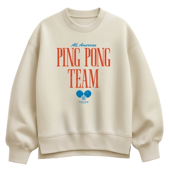Forrest Gump - All American Ping Pong Team - Women's Oversized Fleece ...