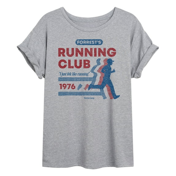 Forrest Gump - Forrests Running Club - Juniors Oversized Graphic T ...