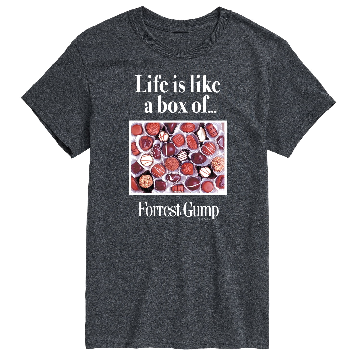 Forrest Gump - Life Is Like A Box Of Chocolates - Men's Short Sleeve ...