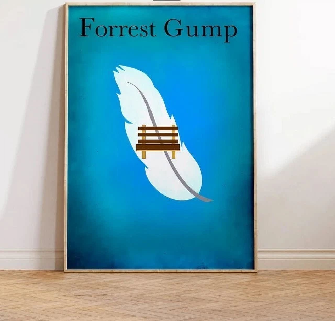 Forrest Gump Poster, Classic Movie Art Print, Tom Hanks Wall Decor 9 NO ...