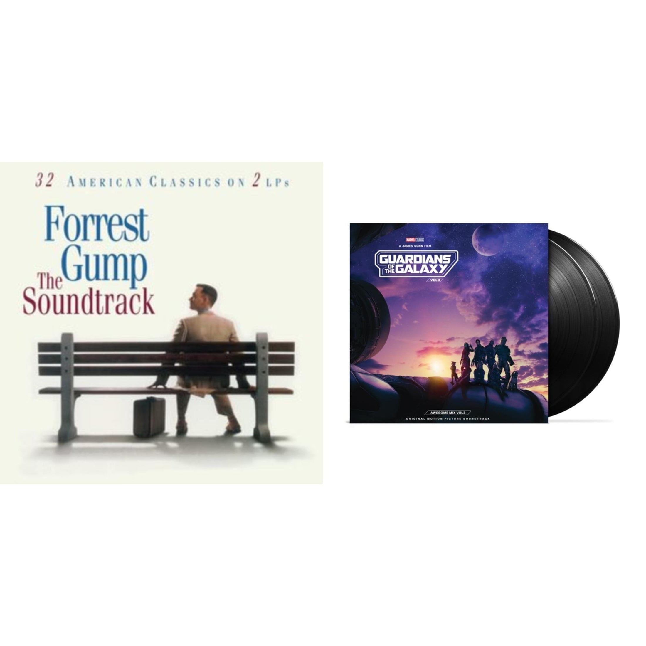 Forrest Gump - The Soundtrack (2LP) & Guardians Of The Galaxy Vol. 3 ...