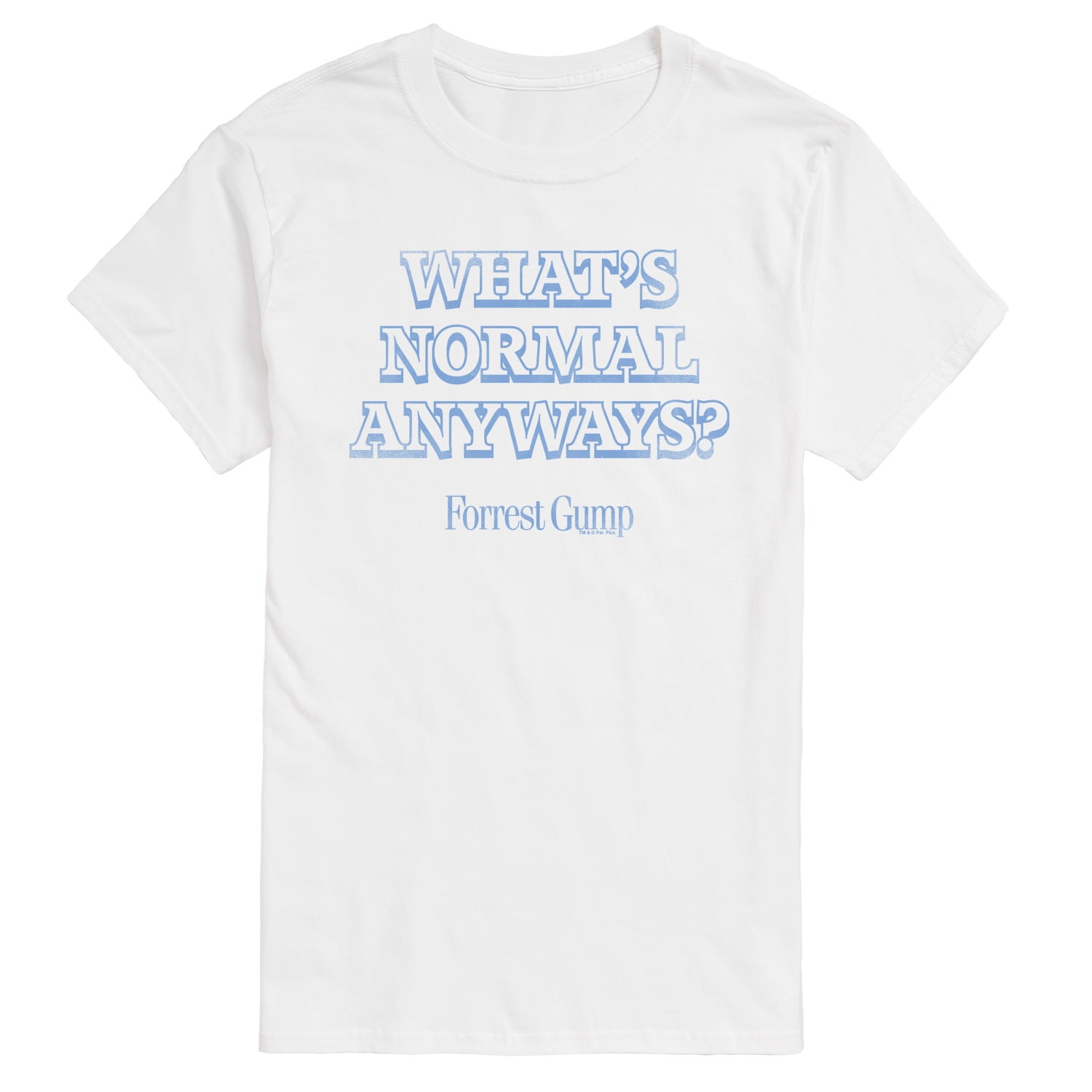 Forrest Gump - Whats Normal Anyway - Men's Short Sleeve Graphic T-Shirt ...