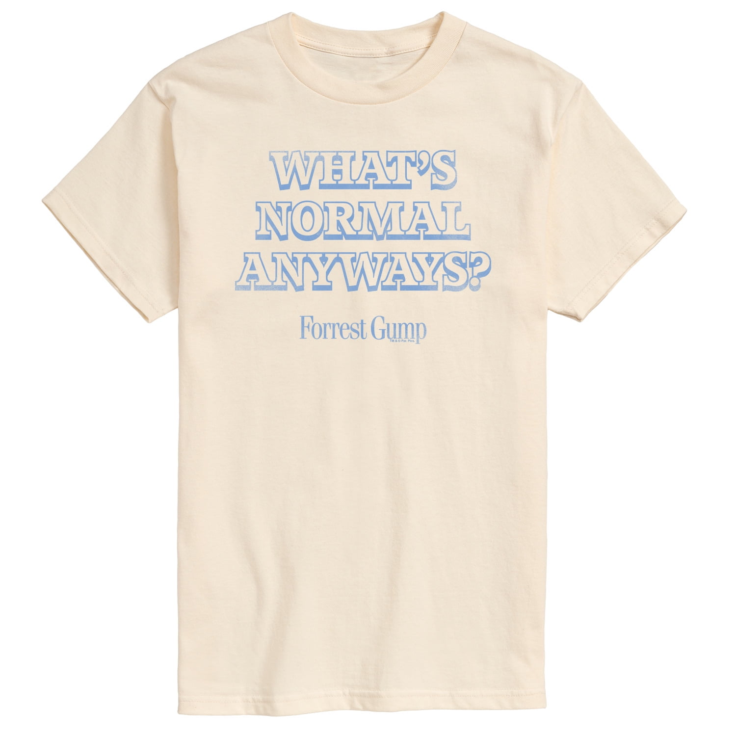 Forrest Gump - Whats Normal Anyway - Men's Short Sleeve Graphic T-Shirt ...