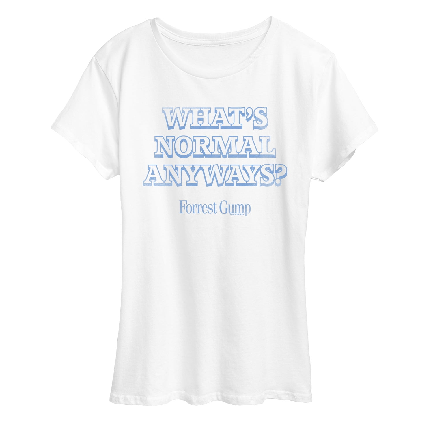 Forrest Gump - Whats Normal Anyway - Women's Short Sleeve Graphic T ...