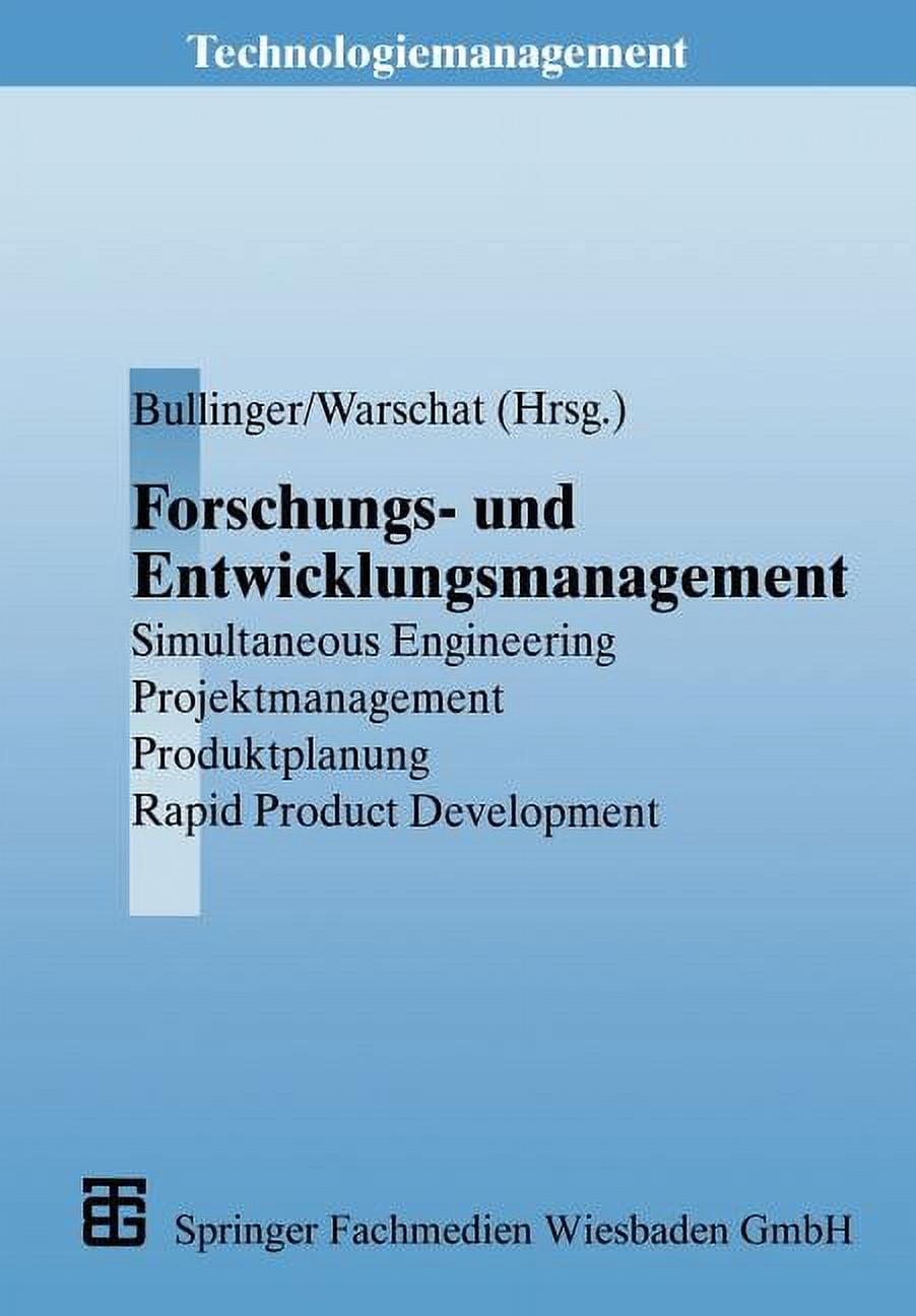 Forschungs- und Entwicklungsmanagement: Simultaneous Engineering ...