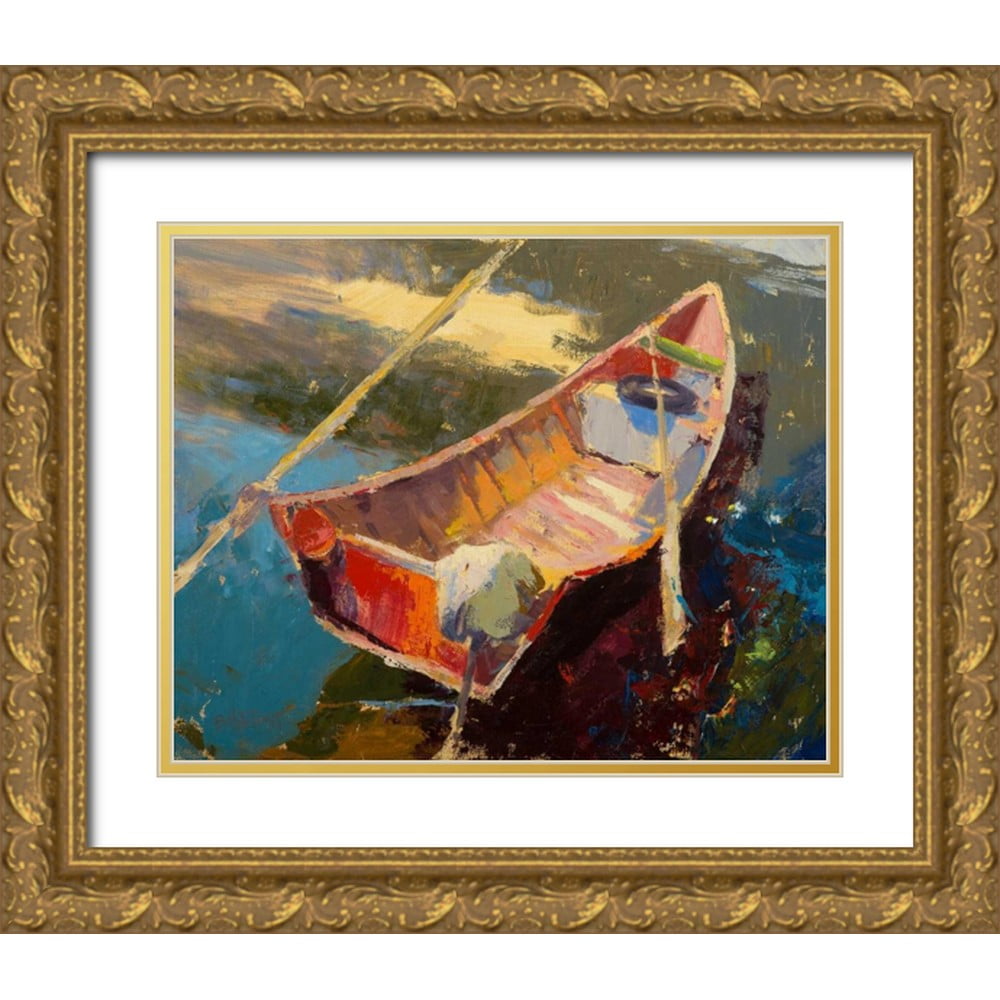 Forst, Beth A. 32x26 Gold Ornate Wood Framed with Double Matting Museum ...