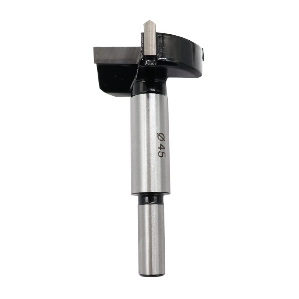 Forstner Drill Bits 45mm (1-3/4 inch) Tungsten Carbide Upgraded Version ...
