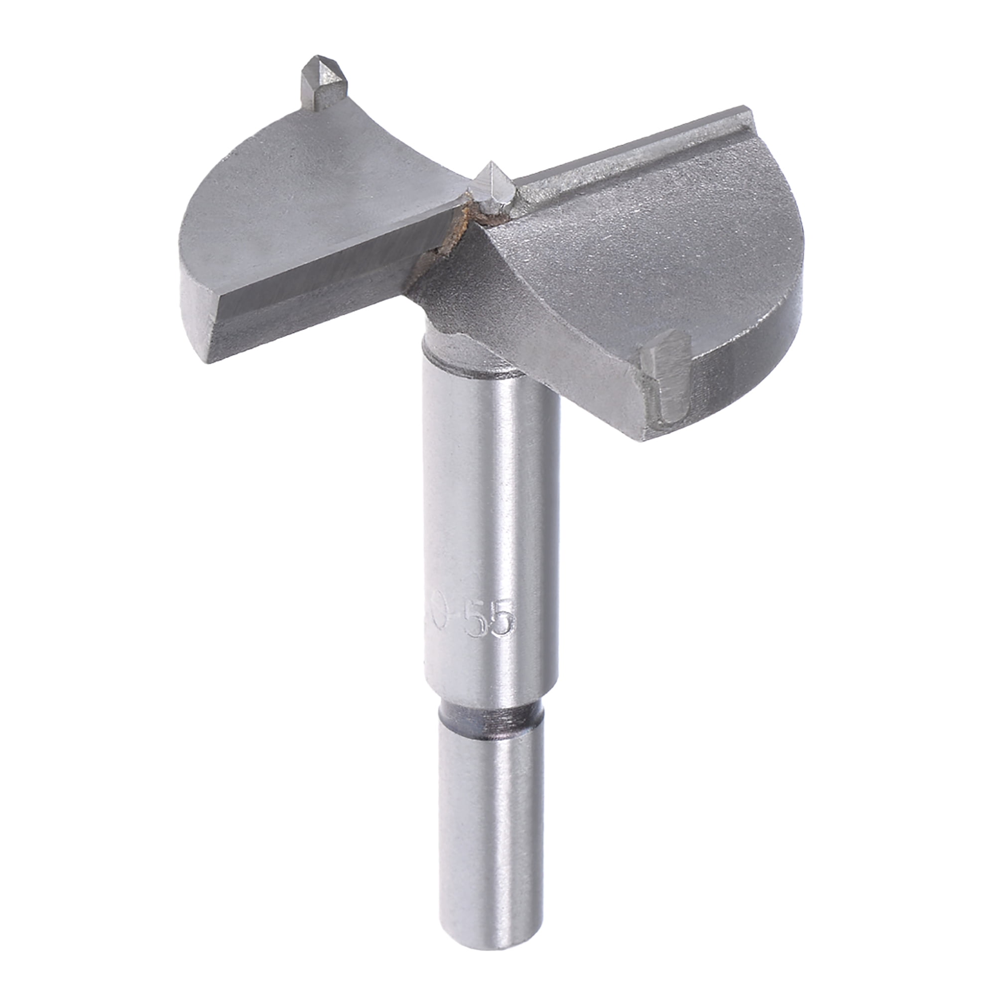 Forstner Wood Boring Drill Bit 55mm Dia Hole Saw Carbide Tip Round ...