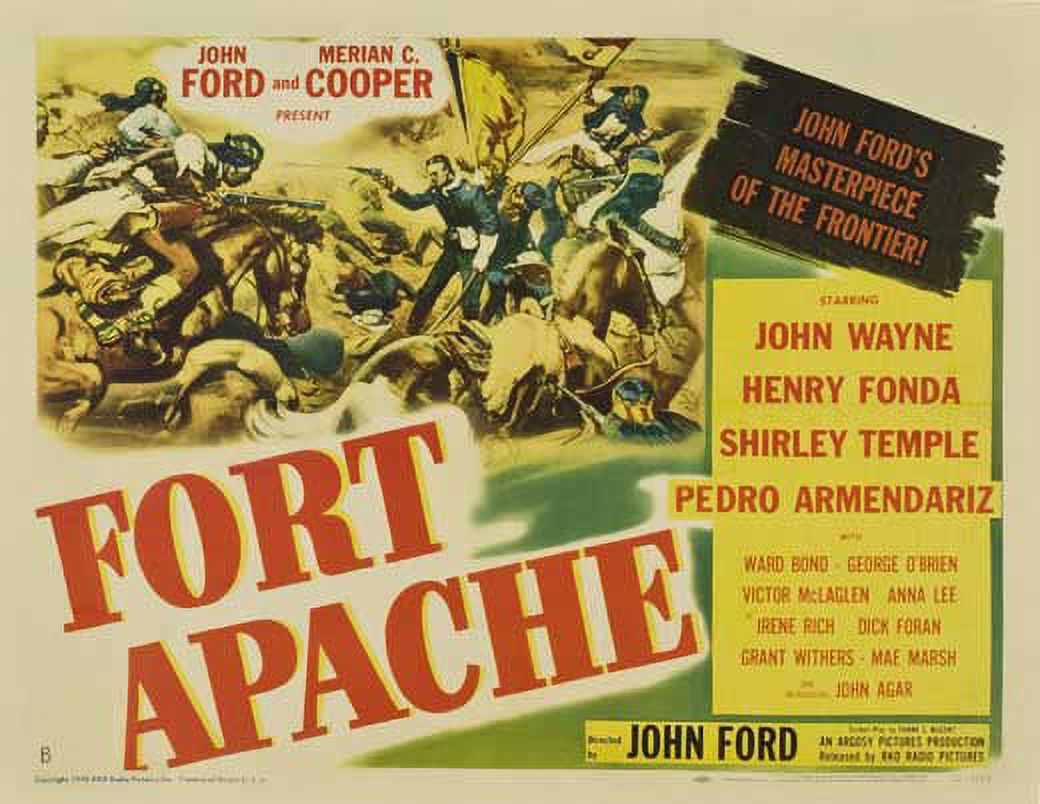 Fort Apache POSTER (22x28) (1948) (Half Sheet Style B) - Walmart.com