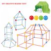 TOWER TUBES Stem Fort Building Kit - 510 Pieces for Kids 7+, Indoor and ...
