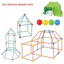 TOWER TUBES Stem Fort Building Kit - 510 Pieces for Kids 7+, Indoor and ...