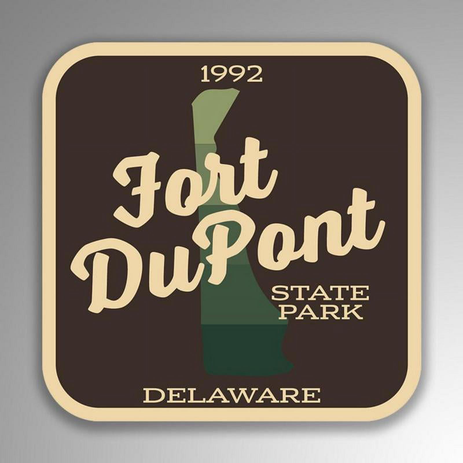 Fort Dupont State Park Decal Sticker | 4-Inches By 4-Inches | Vinyl ...