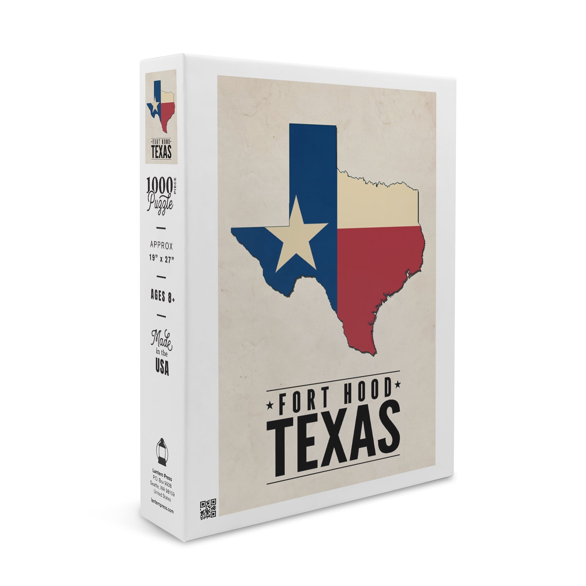 Fort Hood,Texas, Flag State (1000 Piece Puzzle, Size 19x27, Challenging ...