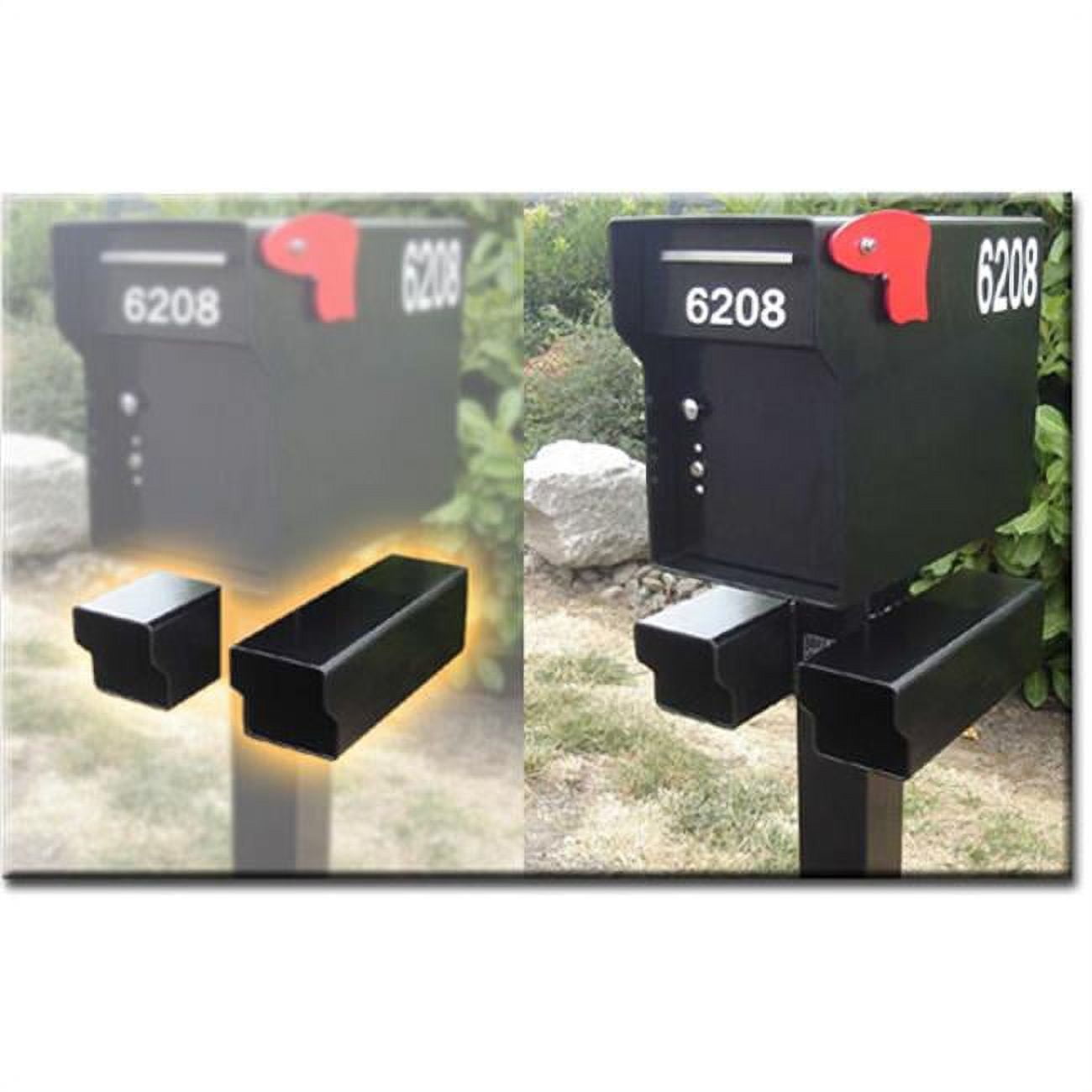 Fort Knox Mailbox PB B .25 in. Steel Paper Boxes - Black - Walmart.com