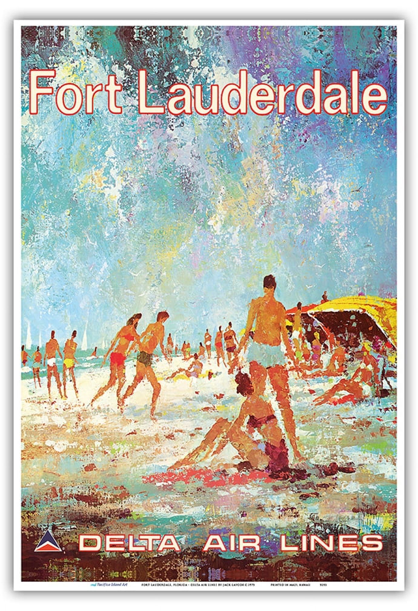 Fort Lauderdale Florida - Delta Air Lines - Vintage Airline Travel ...