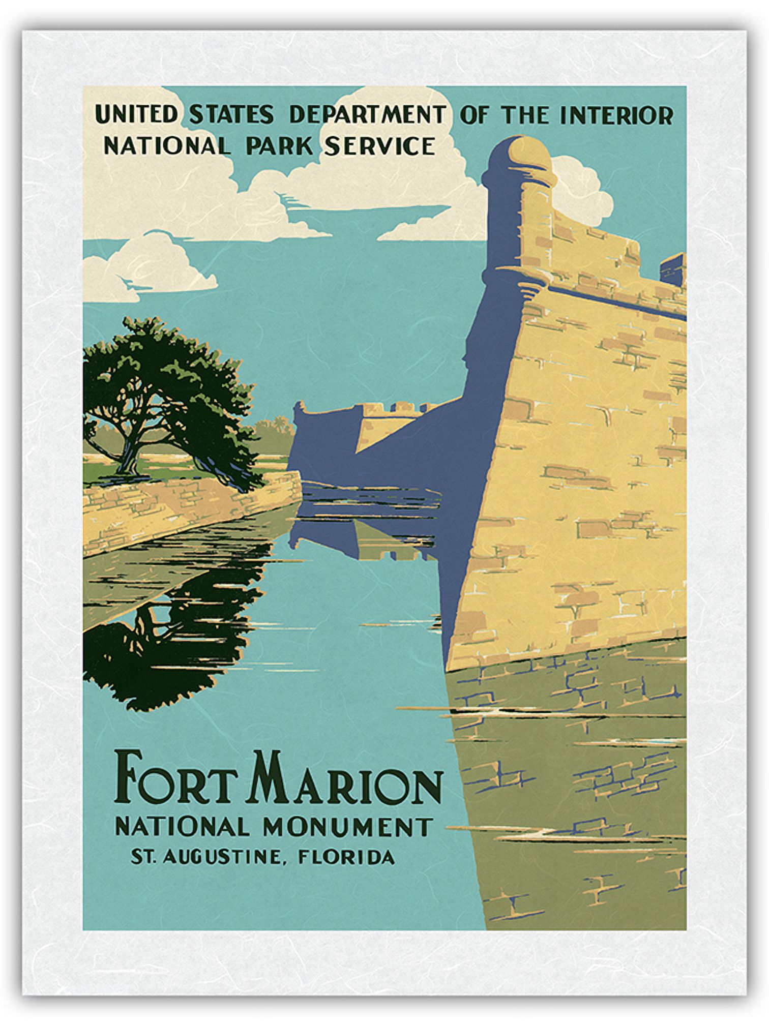 Fort Marion National Monument - St. Augustine Florida - Vintage Travel ...