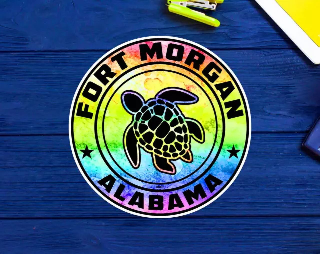 Fort Morgan Alabama Beach Sticker Decal Sticker Phone Decal Water ...