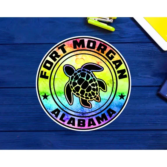 Fort Morgan Alabama Beach Sticker Decal Sticker Phone Decal Water ...