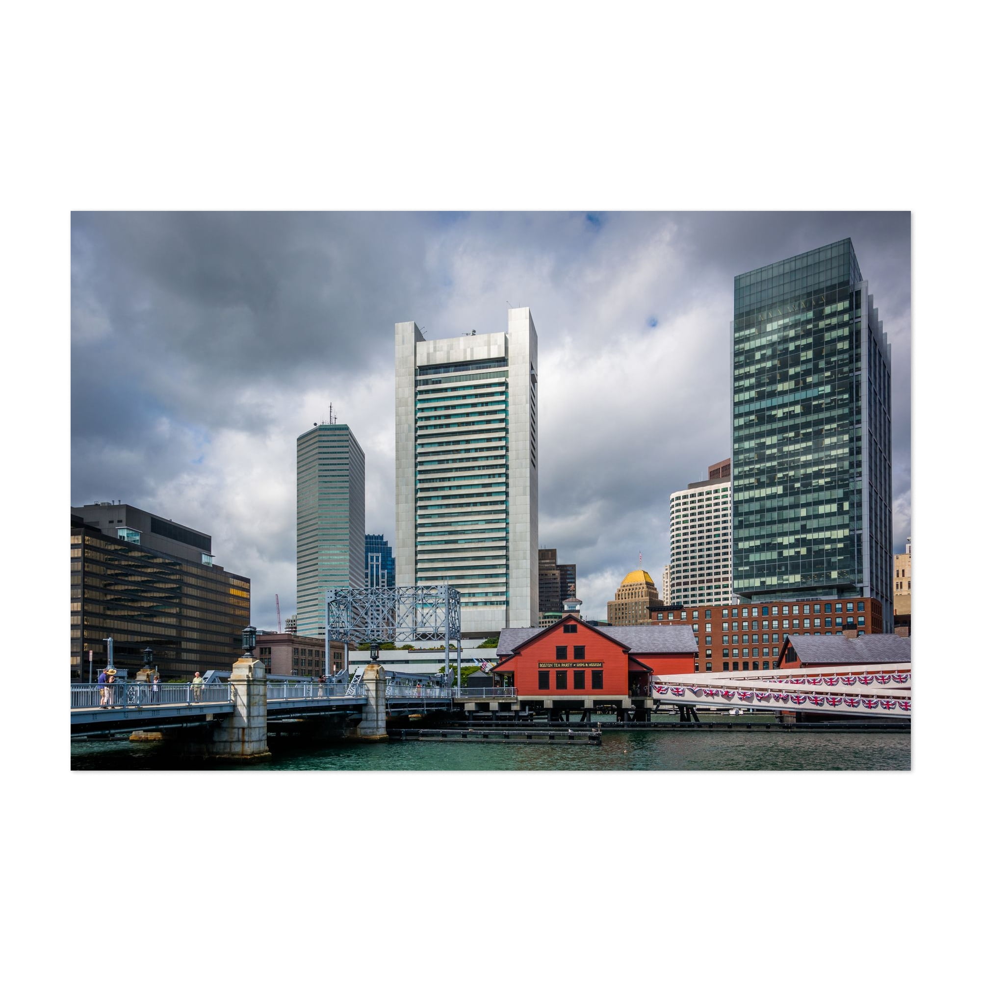 Fort Point Channel 02 - Boston Massachusetts Photography City Skyline ...