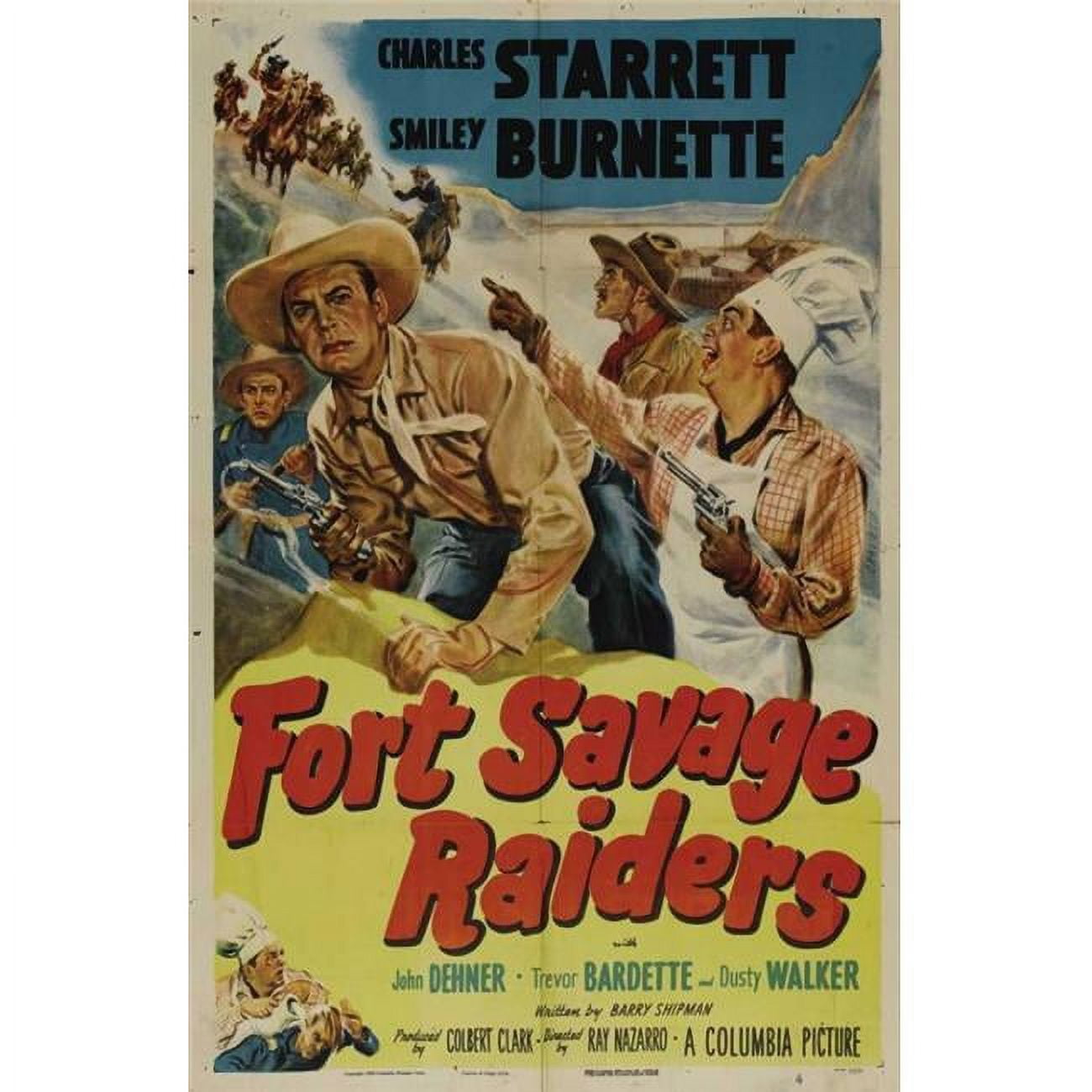Fort Savage Raiders Movie Poster - 27 x 40 in. - Walmart.com