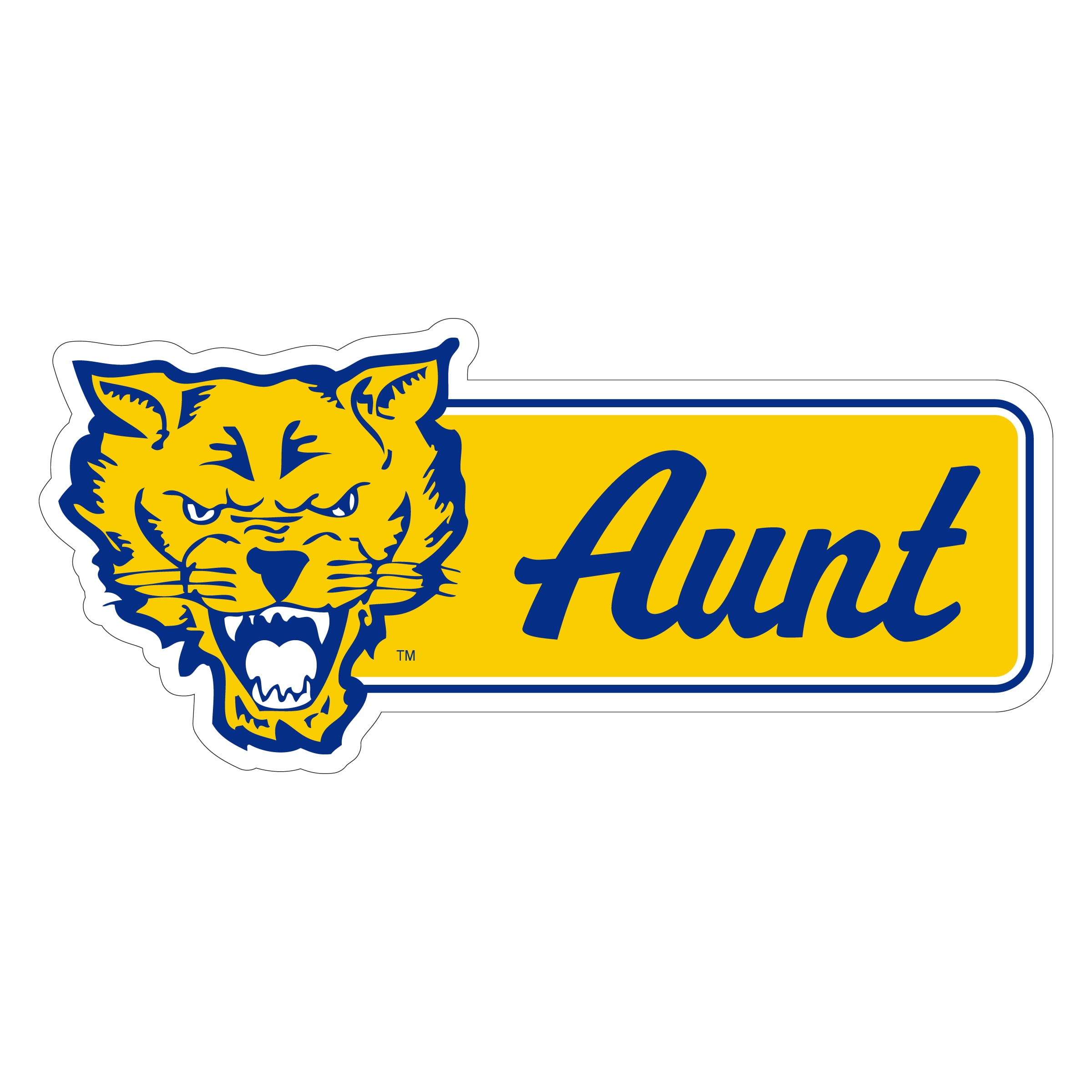 Fort Valley State University Proud Aunt Die Cut Decal Officially ...