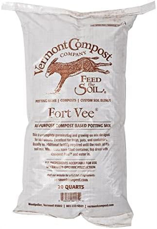 Fort Vee - Organic Potting Soil Mix | High-Nutrient Compost-Based ...
