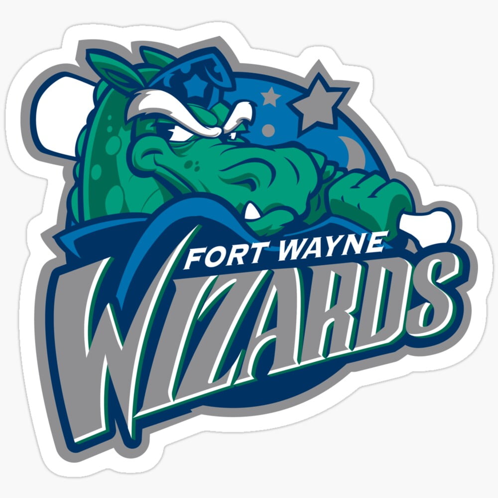 Fort Wayne Wizards Sticker Phone Decal Water Bottle Stickers Car Decals ...