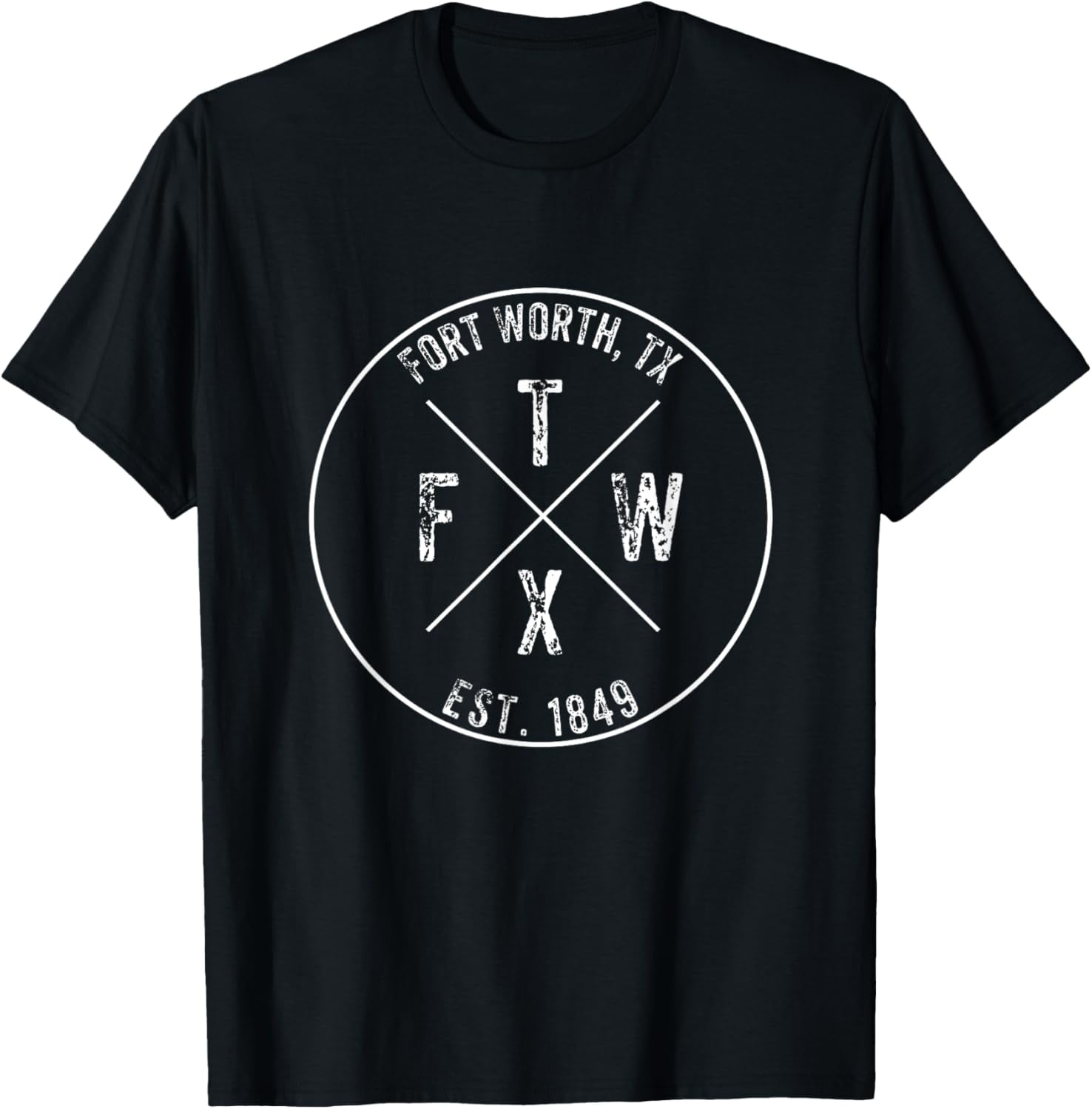 Fort Worth, Texas FWTX Est. 1849 T-Shirt - Walmart.com
