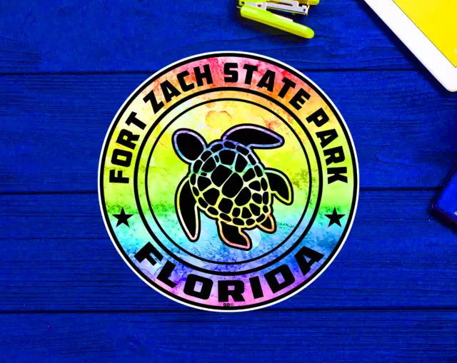 Fort Zach State Park Florida Beach Sticker Decal Sticker Sea Turtle ...