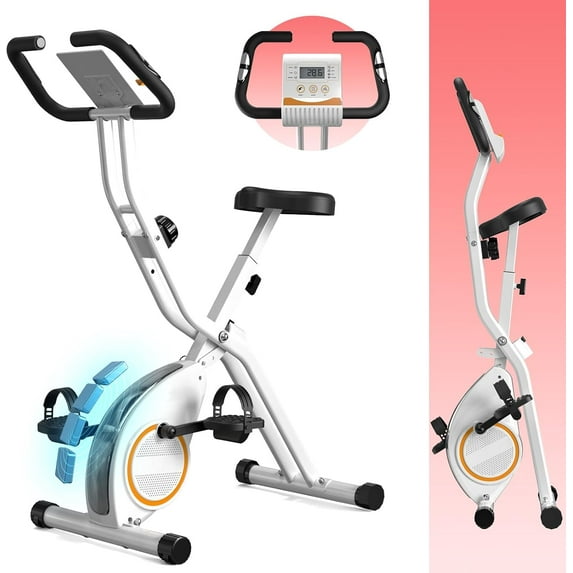 Fortable Exercise Bike, Lightweight Stationary Bikes for Home Workout ...
