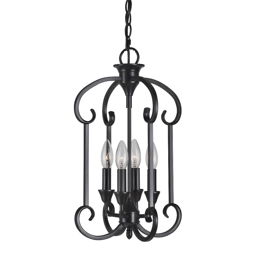 Forte Lighting 7000-04 Ione 4 Light 12" Wide Pillar Candle Pendant ...