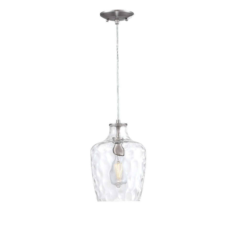 Forte Lighting Milo 1-Light Pendant, Classic Style, 11.75'' Tall, 8 ...