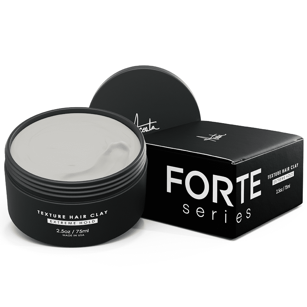 Forte Series Hair Clay for Men, Matte Finish, Extreme Hold, Natural ...