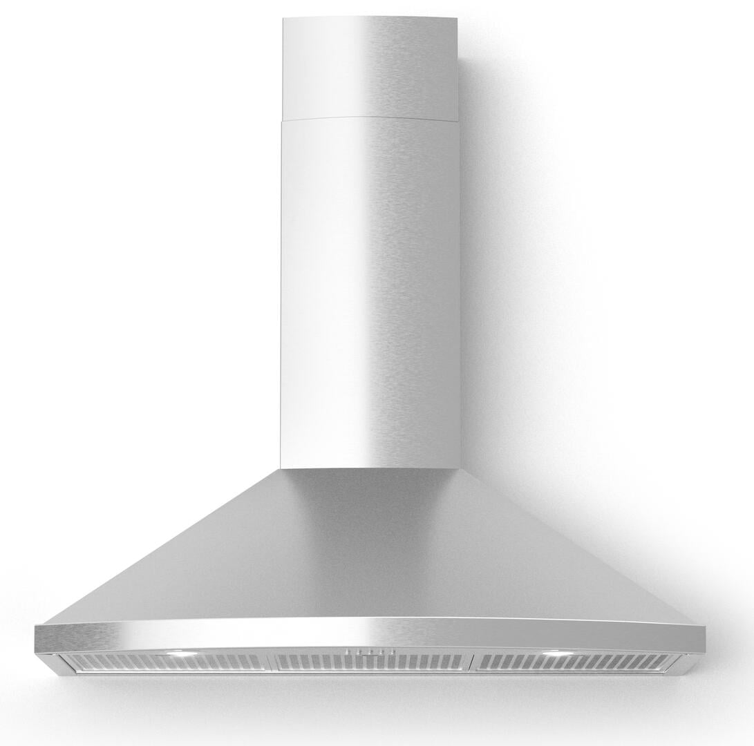 Forte Tega Wall Mount Chimney Style Range Hood with 560 CFM 4 Fan ...