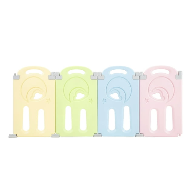 Fortella Cloud Castle Baby Playpen 4-Panel Extension, Connectors ...