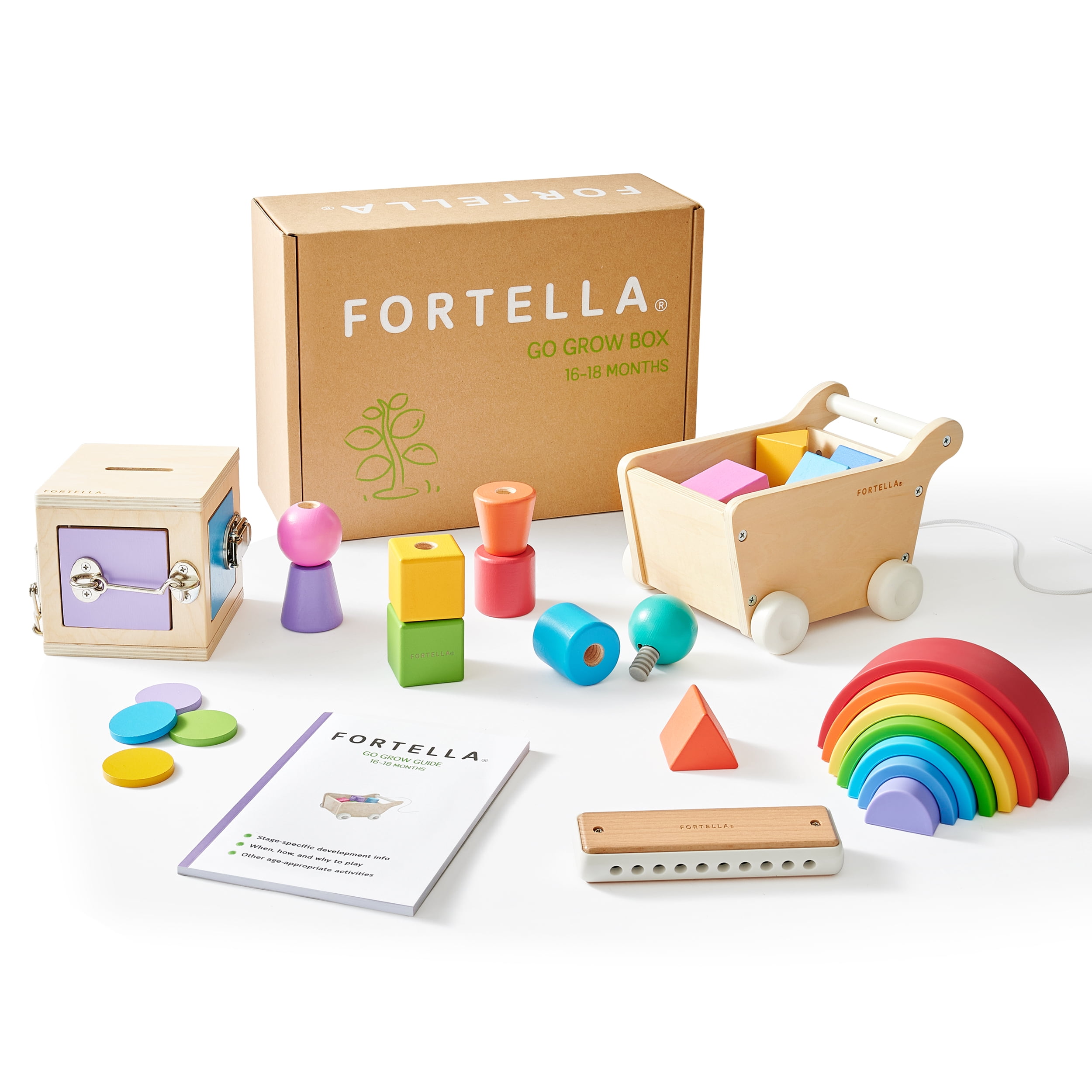 Fortella Go Grow Box, Montessori-Inspired Toys for Babies and Toddlers ...